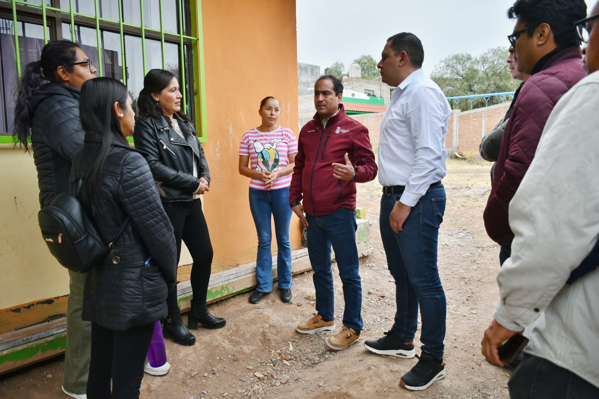 Avanza construcción de aula didáctica en kínder de Guadalupe – Átomos